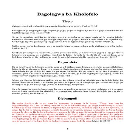 Northern Sotho Sepedi - The Book of Psalms.pdf