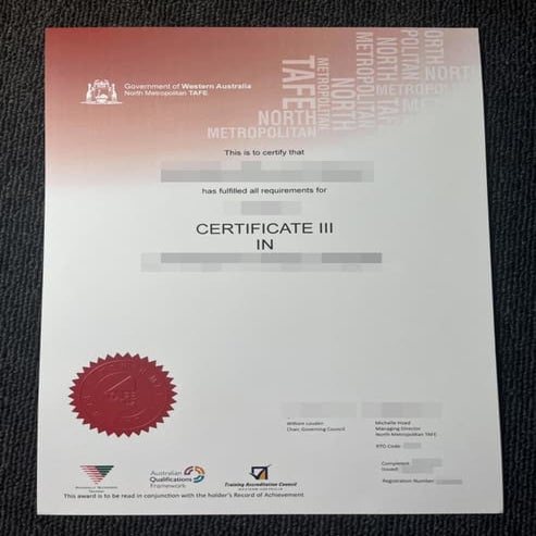 North Metropolitan TAFE certificate | PDF