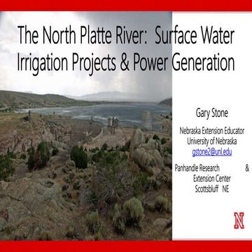 North Platte River Projects (Updated 2-14-20) | PPTX