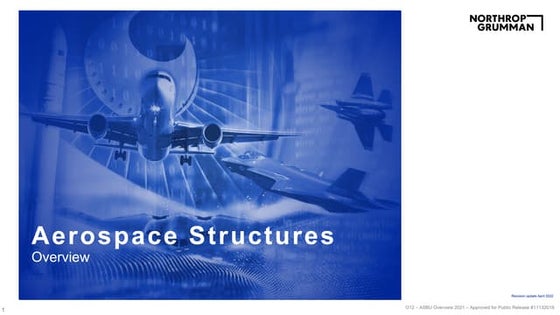 Northrop Grumman Aerospace Structures Overview | PDF