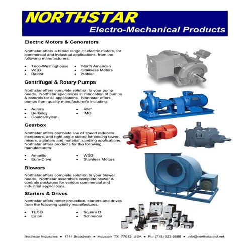 Northstar product lines | PDF