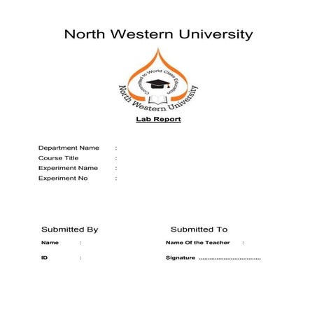 North Western University Cover Page .docx