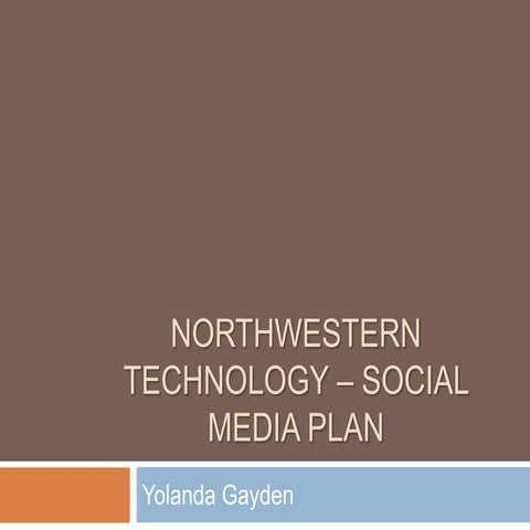 Northwestern Technology | PPT
