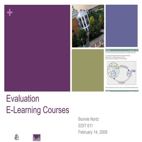 Evaluation In E Learning | PPT