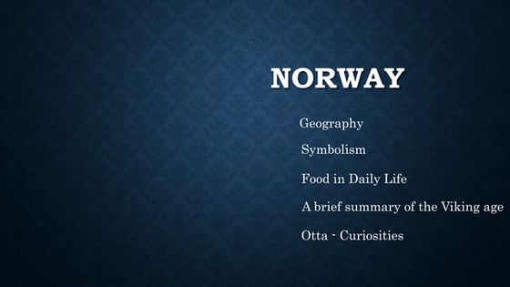 Norway(power point) | PPT