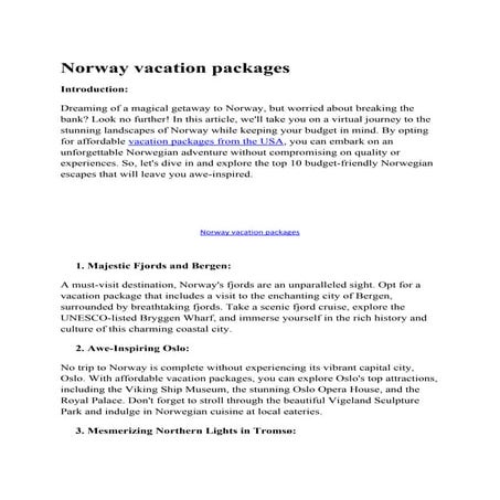 Norway vacation packages.pdf