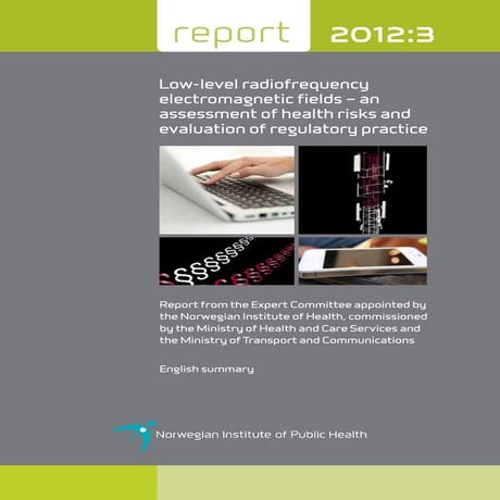 Norwegian Report on Low-level Radiofrequency Electromagnetic Fields | PDF