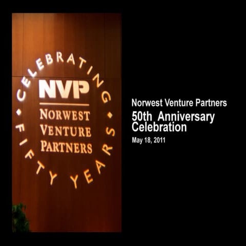 Norwest Venture Partners 50th Celebration | PDF
