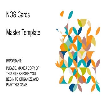 Nos cards master template | PPTX