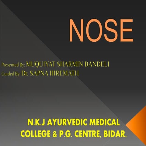 Nose | PPTX