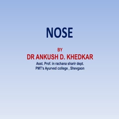 Nose | PPTX