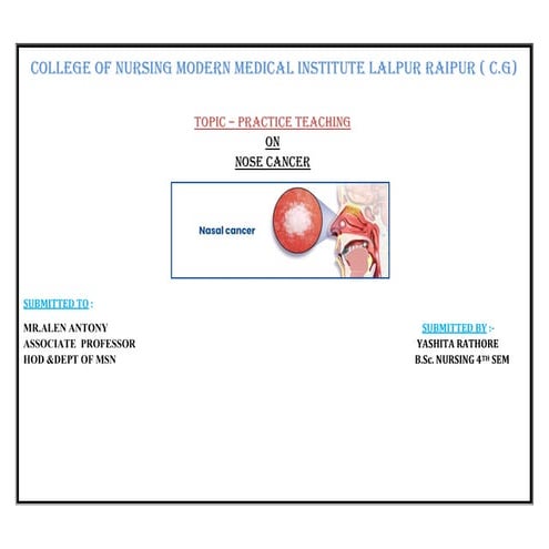 NOSE CANCER Yashita lesson plan Health & Cancer Related Topics.pdf
