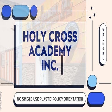 No Single Use Plastic Policy Presentation.pptx