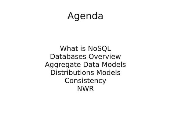 Nosql | PPT