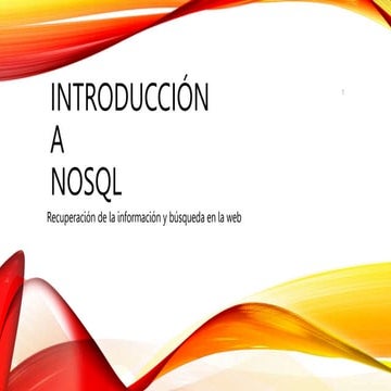Introducción a las Bases de Datos NoSQL. | PDF