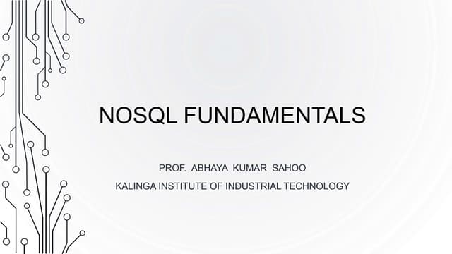 Nosql Fundamentals Powerpoint Presentation Ppt 9210