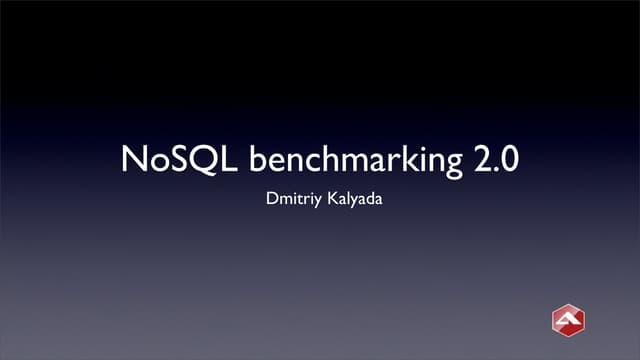 «NoSQL benchmarking v2.0. Исследование производительности современных ... «NoSQL benchmarking v2.0. Исследование производительности современных ...