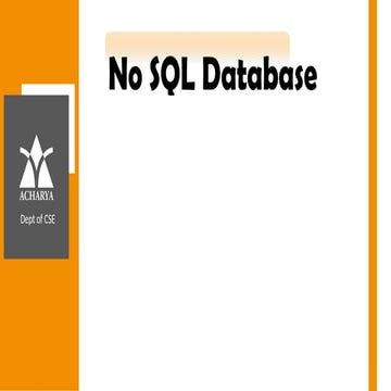 NoSQL Module -4.pptx 7 sem nosql module 4 notes | PPTX