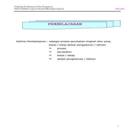 Contoh penulisan reflektif | PDF