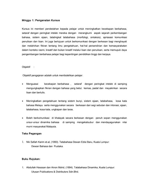 BAHASA MELAYU PRAMERDEKA | PPTX