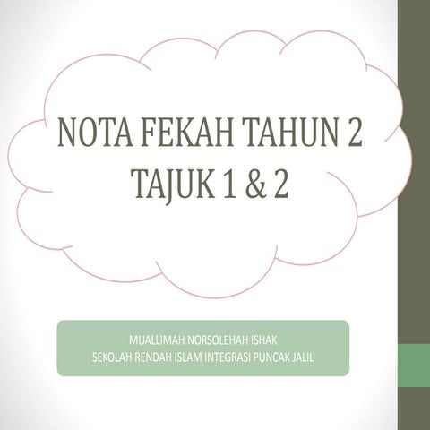 Nota fekah tahun 2 | PPTX