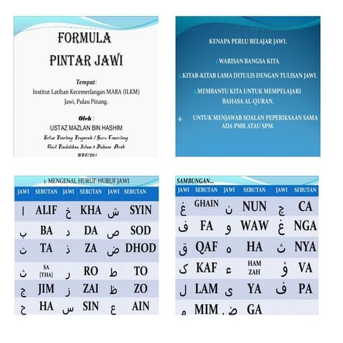 Nota formula pintar jawi | DOC