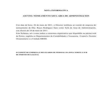 Nota informativa nomeamento xefa area admon | DOC