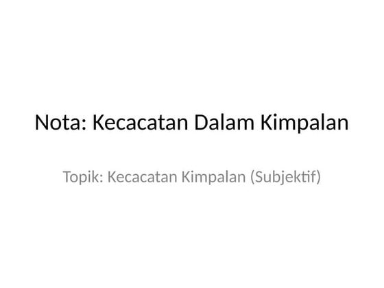 PP KECACATAN KIMPALAN BAGI PELAJAR KV.ppt