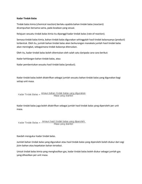 Formula dan persamaan kimia | DOCX