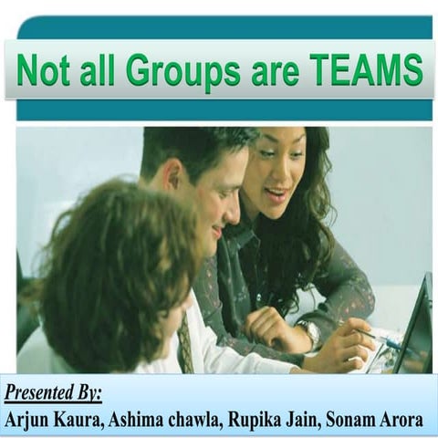 Not all groups are teams | PPT