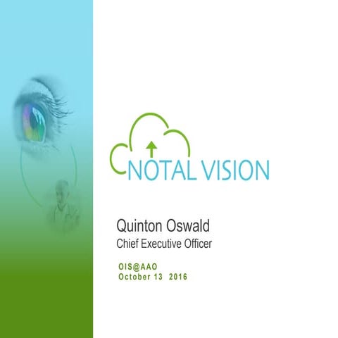 Posterior Segment Company Showcase - Notal vision | PPT