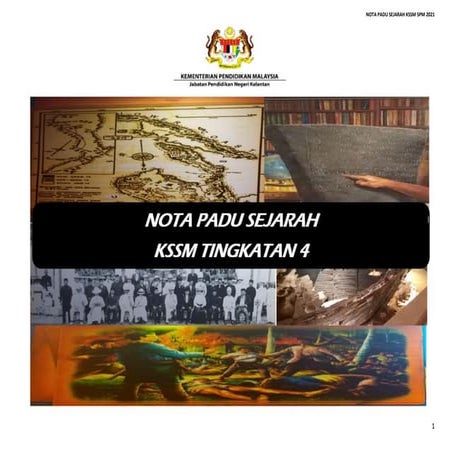 SEJARAH TINGKATAN 5. NOTA RINGKAS SEMUA BAB. | PDF