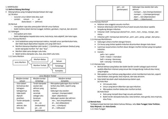 ASSIGNMENT MORFOLOGI | PDF