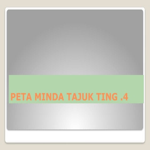 Nota Peta Minda Reka Cipta Tingkatan 4 - Tingkatan 5 | PPTX