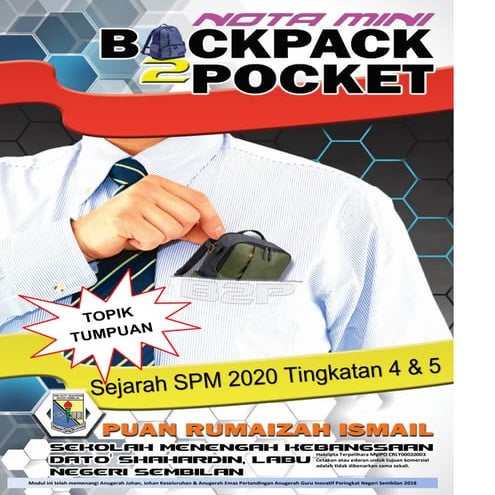 Nota Poket Sejarah T4 & T5 SPM Fokus 2020 | PDF