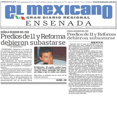 Nota del Periódico el Mexicano | PDF