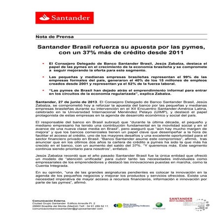 30 key dates in the history of Santander | PDF