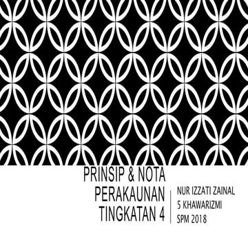 Nota prinsip akaun form 4 & 5 | PPTX