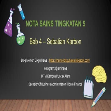 Bab 4 - Sebatian Karbon | PPTX