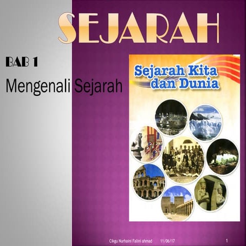 Nota sejarah tingkatan 1 bab 1 | PDF