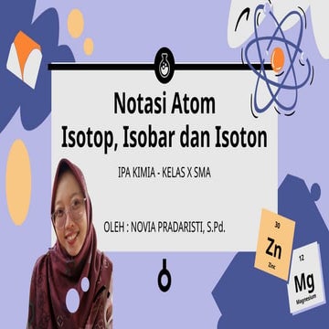 Notasi Atom, Isotop, Isobar dan Isoton.pptx
