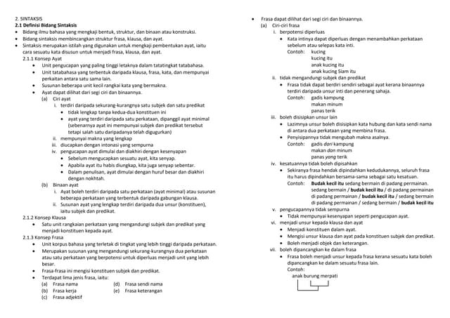 Frasa sendi nama | PPTX