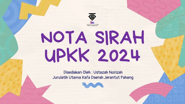 nota padat upkk | PDF