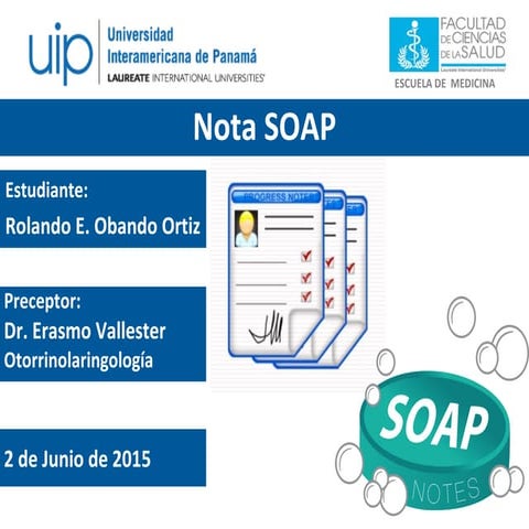 SOAPIE- Registros de Enfermeria | PDF