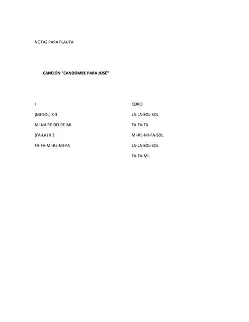 Candombe para José tablatura | PDF