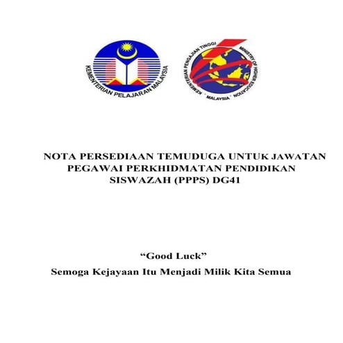 Nota temuduga ppps edisi kedua (1) (1) | DOC
