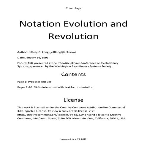 Notational evolution and revolution | PDF | Music | Entertainment