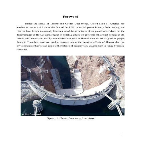 Note for Hoover Dam | PDF