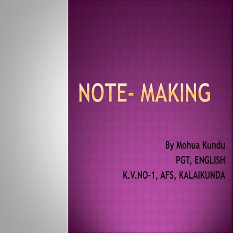 NOTE- MAKING.pptx