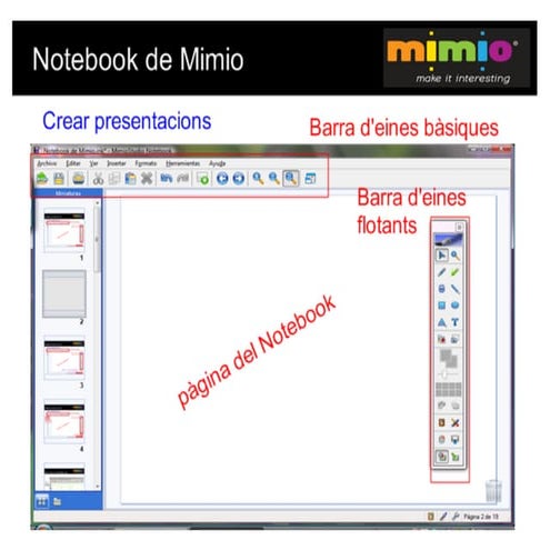 Notebook de mimio 8 | PPT